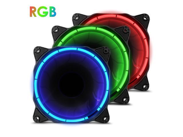 anidees AI HALO 120mm RGB LED Fans triple set including controller -RGB ...