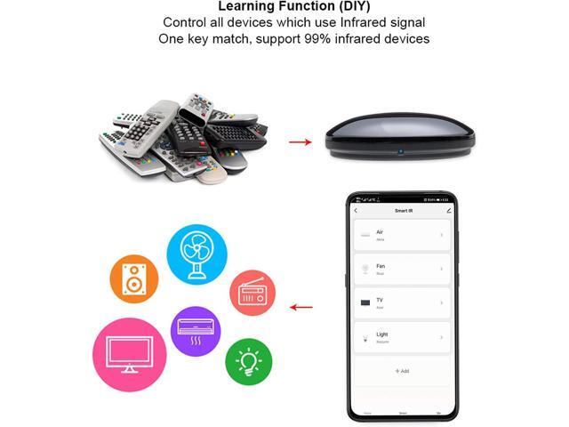 Smart IR Remote Control,All in One IR Blaster Control, Universal WiFi ...
