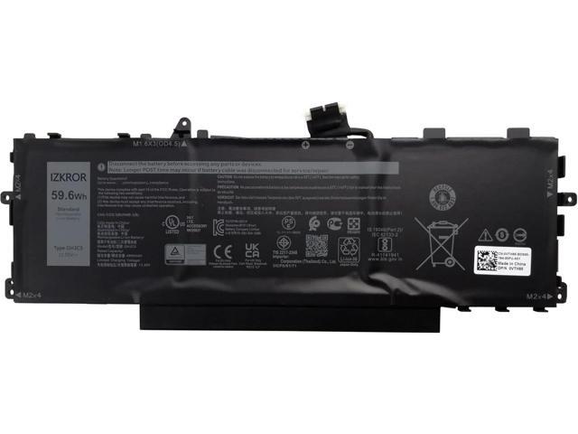 IZKROR GHJC5 59.6Wh 4900mAh 3-Cells Battery Replacement for Dell ...