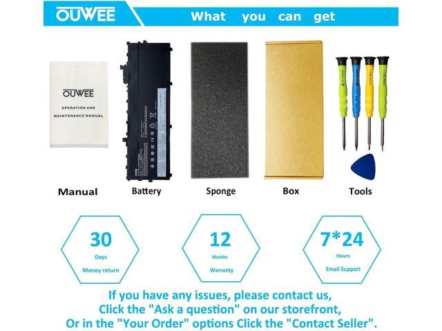 OUWEE 01AV430 Laptop Battery Compatible with Lenovo ThinkPad X1 Carbon ...