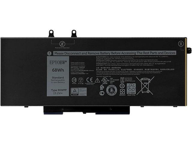 EPYOBW 3HWPP Laptop Battery 68Wh Compatible with Dell Latitude 5401 ...