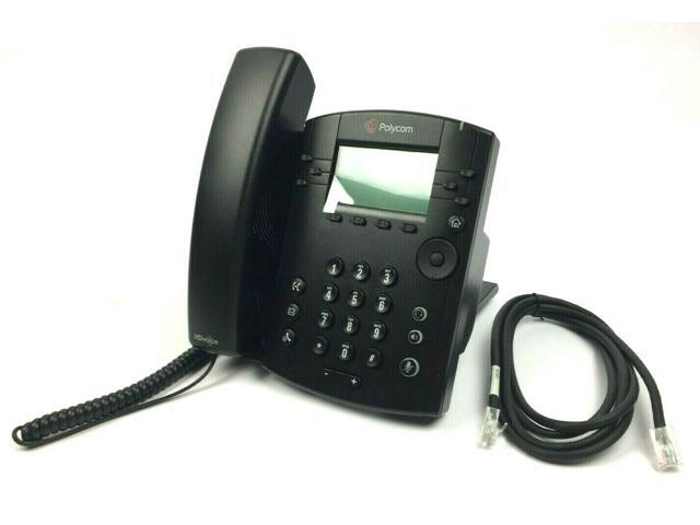 Polycom 2200-48350-025 VVX 311 Corded Business Media Phone System, 6 ...
