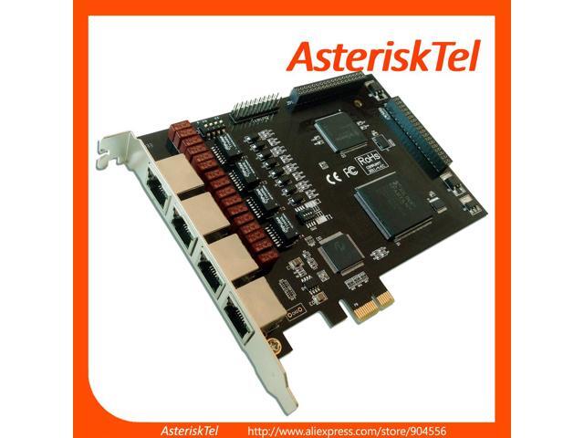 TE420 Asterisk T1 / E1 Card,ISDN PRI card with 4 Ports,Compatible with ...
