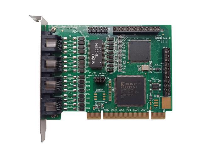TE405P Asterisk PCI Dahdi Card 4 Port E1 T1 Card ISDN Digital PRI SS7 ...
