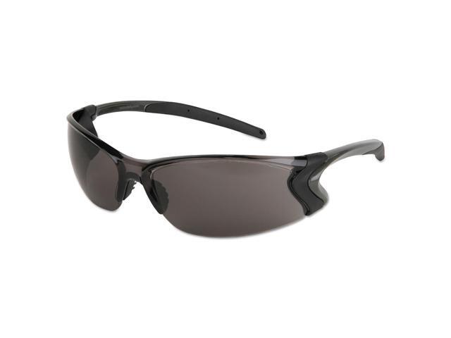 MCR Safety Backdraft Glasses Clear Frame Hard Coat Gray Lens BD112P - Newegg.com