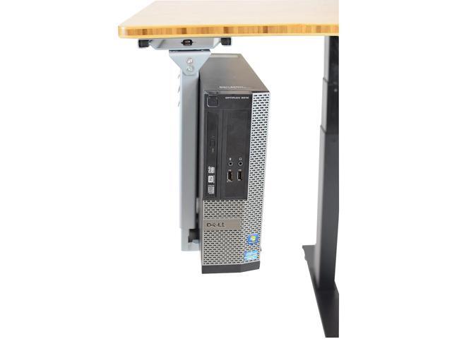 CPU1 under desk steel cpu holder swivels 360 adjustable height width ...