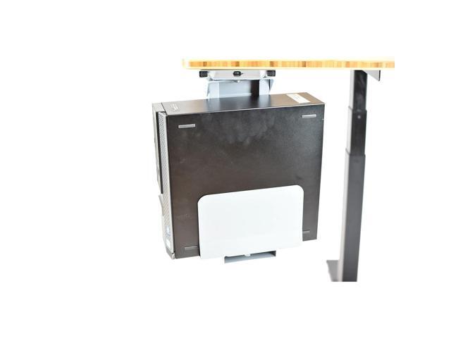CPU1 under desk steel cpu holder swivels 360 adjustable height width ...
