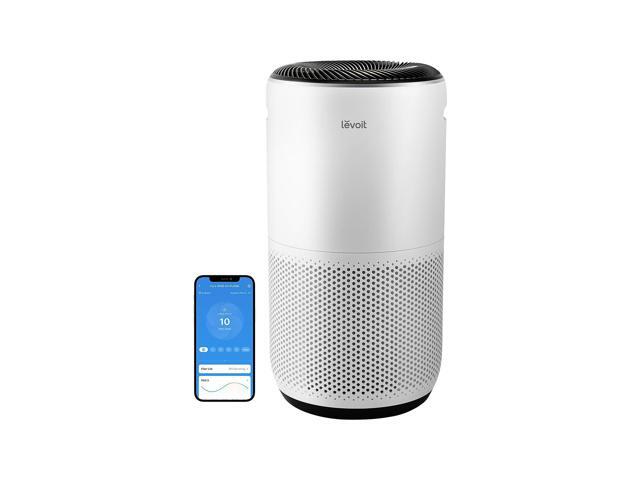 Levoit VeSync Core 400S HEPA Tower Air Purifier WiFi Enabled White ...