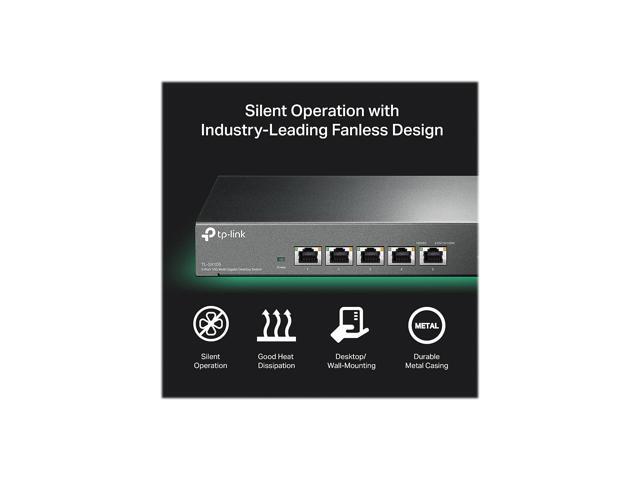 TP-Link 10G Multi-Gigabit Unmanaged Switch TLSX105 - Newegg.com