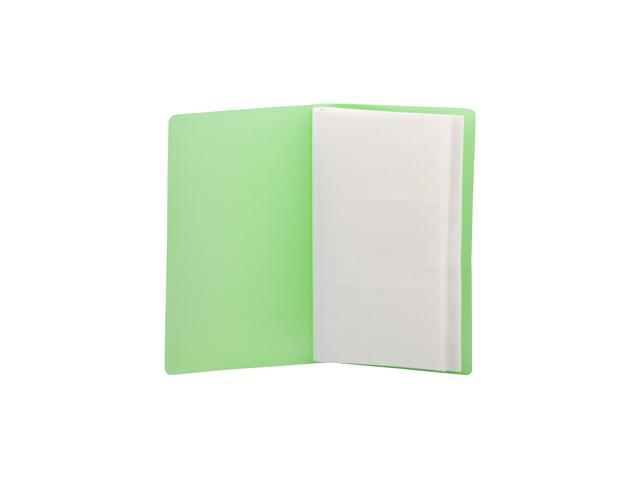 JAM Paper Business Card Book 72-Card Capacity Green (221614747 ...