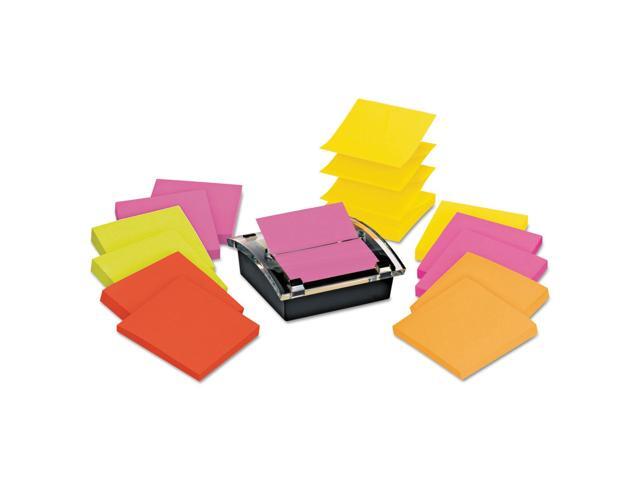 Post-it Pop-up Dispenser Value Pack 3 x 3 Black/Clear - Newegg.com
