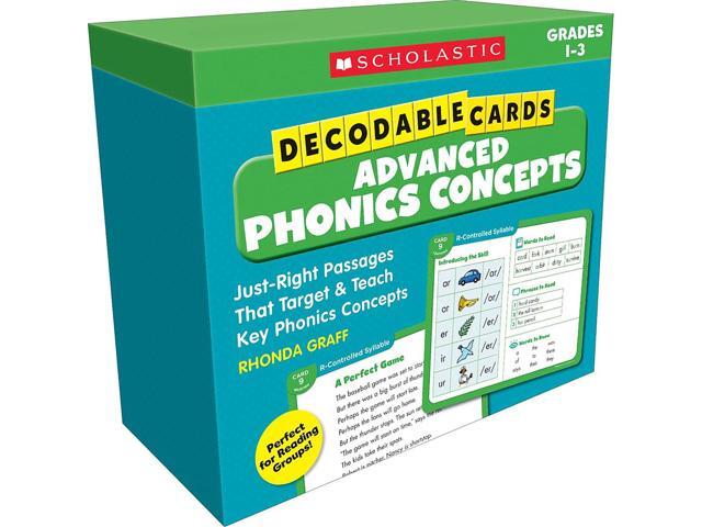 Scholastic Teaching Scholastic Teacher Resources Decodable Cards: Advanced Phonics Concepts (SC ...