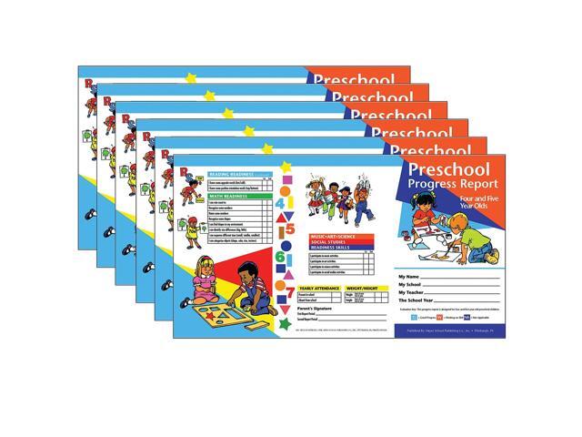 Hayes Publishing Preschool Progress Report Ages 4-5 10/Pack 6 Packs (H ...