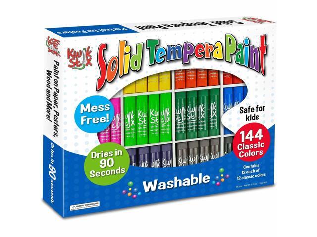 The Pencil Grip Kwick Stix Solid Tempera Pain Sticks 144/PK Ast 644 ...