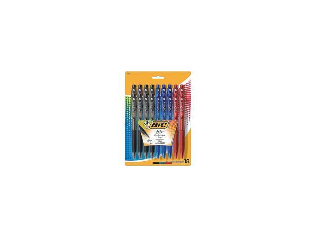 BIC BU3 Grip Retractable Ball Pen, Medium Point (1.0 mm), Assorted ...