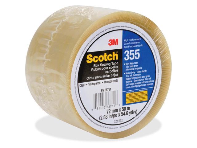 Scotch 35572X50CL Box-Sealing Tape 355 - Newegg.com