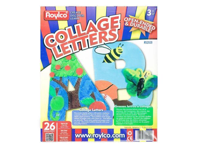 Roylco R52020 Collage Multi-purpose Letters 26 (Alphabet) Shape ...