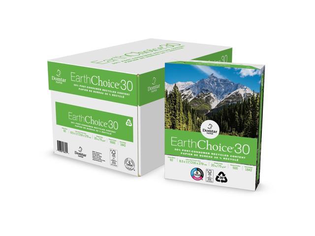 Domtar 1842 EarthChoice 30 Recycled Office Paper, 8.50" x 11", 20 lb ...