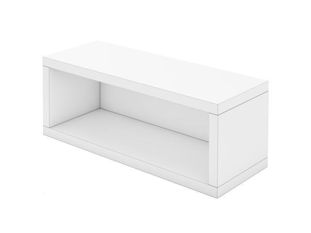 Way Basics 7" Eco Stackable CD Storage Rack White (WB-CD-WE) - Newegg.com