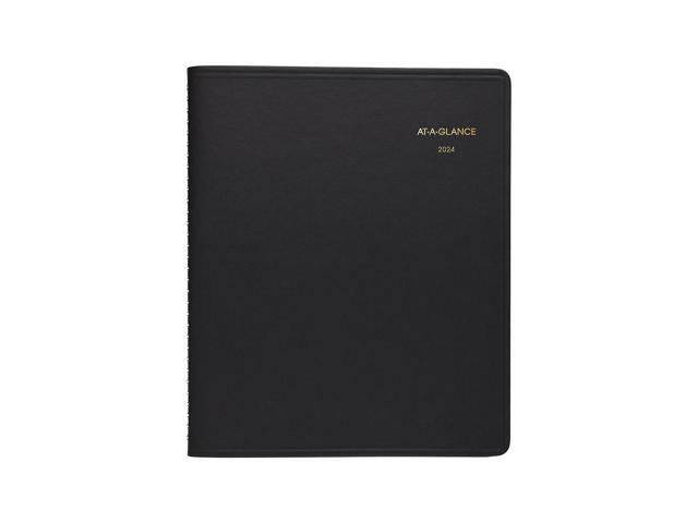 2024 AT-A-GLANCE DayMinder 7" x 8.75" Weekly Planner Black (G590-00-24 ...