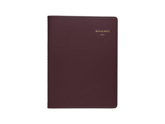 2024 AT-A-GLANCE 8.25" x 11" Weekly Appointment Book Winestone (70-950 ...