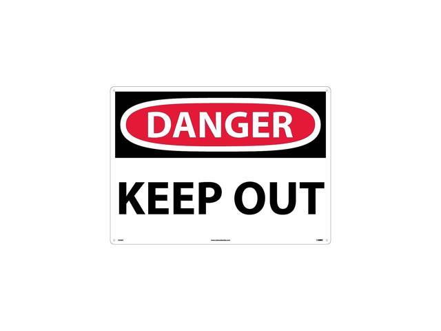 National Marker Keep Out 20X28 .040 Aluminum Danger Sign D59AD - Newegg.com