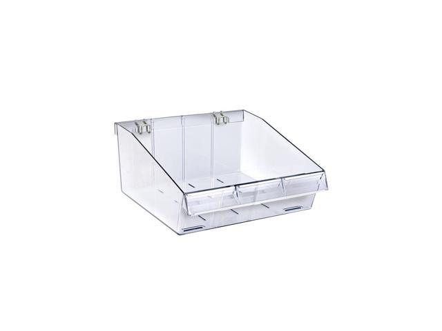 Azar 10.12-inch Deep Clear Divider Bin 556130 - Newegg.com