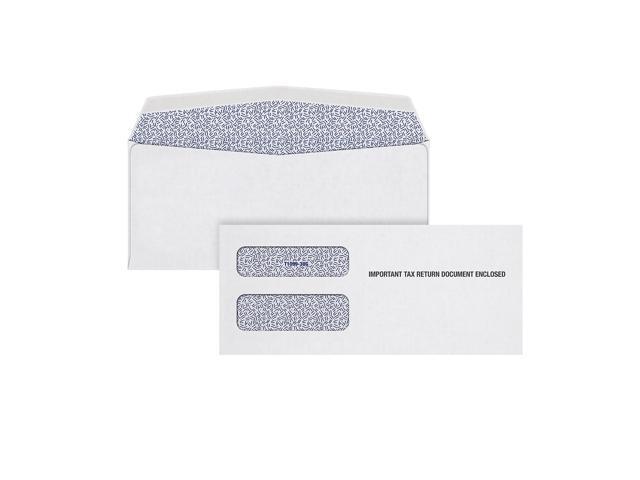 TOPS Security Tinted Double Window 1099 Tax Form Envelope White 100 ...