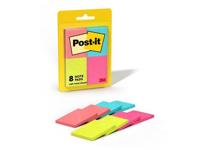 Post-it Notes 1 1/2" x 2" Cape Town Collection 50 Sheets/Pad 379033 ...