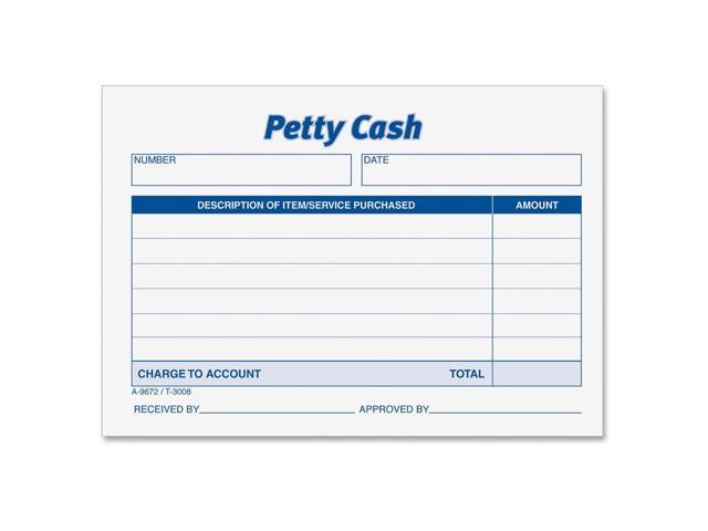 Adams Petty Cash Receipt Pad - Newegg.com