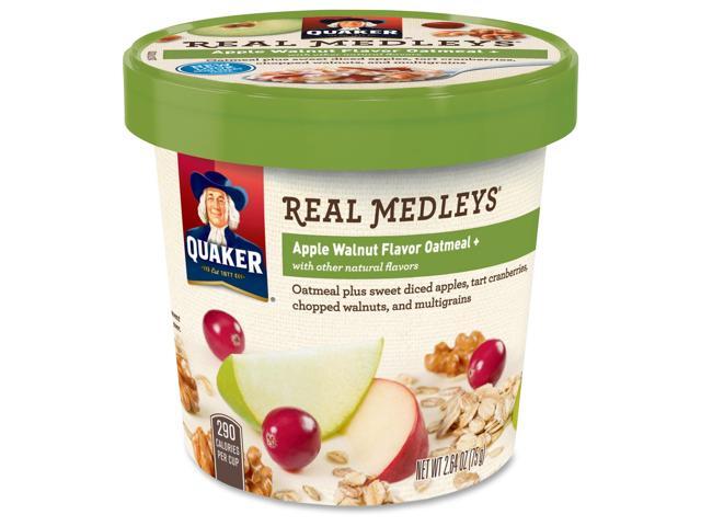 Quaker Foods Real Medleys Apple Walnut Oatmeal - Newegg.com