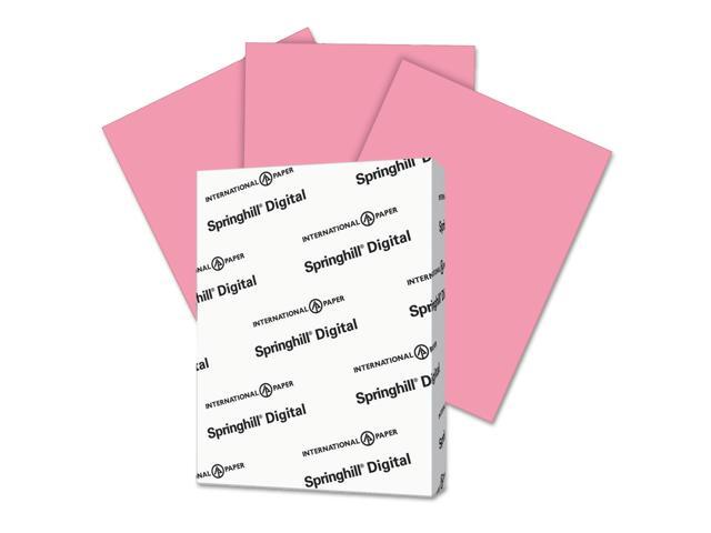 Springhill Digital Index Color Card Stock 90 lb 8 1/2 x 11 Cherry 250 ...