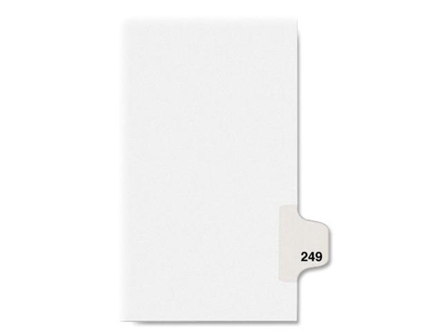 Avery Dividers, "249", Side Tab, 8-1/2"x11", 25/PK, White 82465 ...