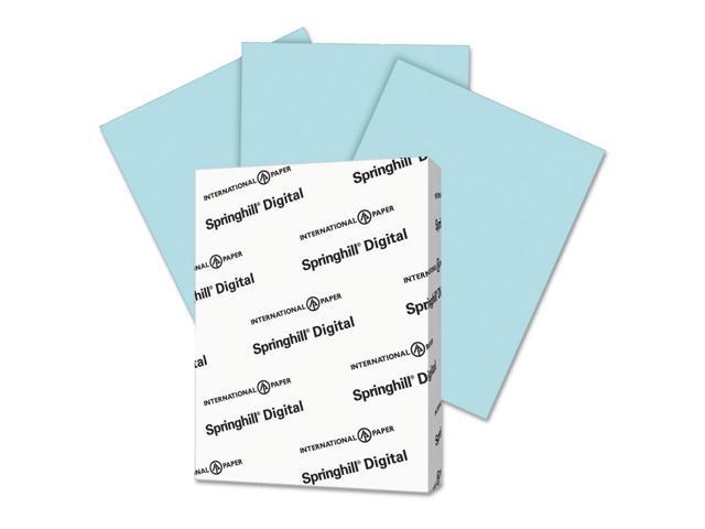 Springhill Digital Index Color Card Stock 110 lb 8 1/2 x 11 Blue 250 ...