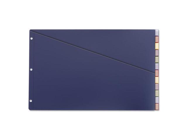 Cardinal 80752 Poly Insertable Dividers with Storage Pocket, 12-Tab, 11 ...