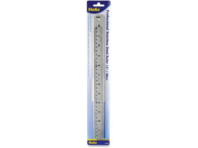 Helix 13212 Professional Ruler, 12" Length - 1/16 Graduations ...