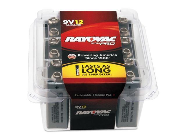 Rayovac UltraPro 9V Alkaline Battery (12-Pack) AL9V-12PPJ - Newegg.com
