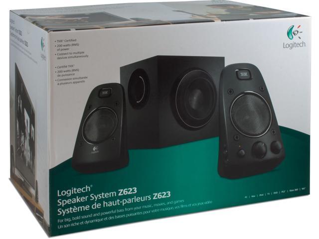 Logitech Z623 THX-Certified Speaker System 200 Watts - Newegg.com