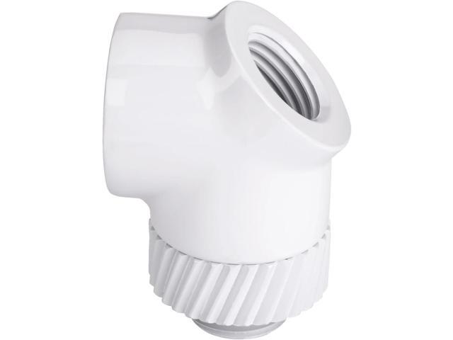 Thermaltake Pacific SF 45 & 90 Degree Adapter White/DIY LCS/Fittings CL ...