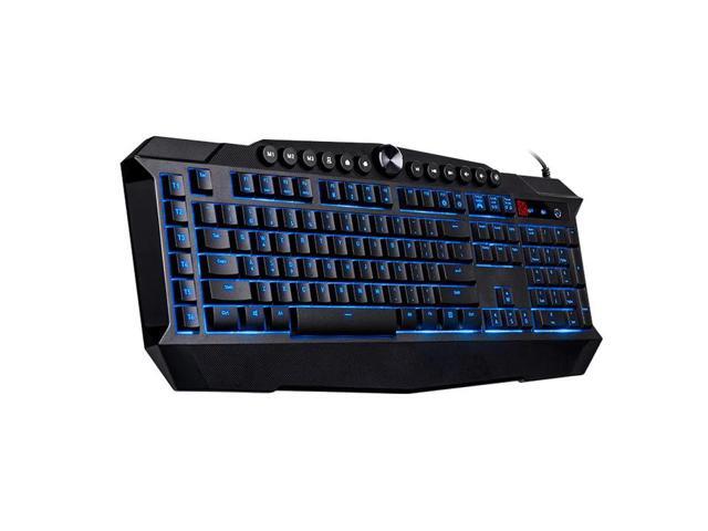 Thermaltake Challenger Prime V2 Membrane Gaming Keyboard EKB-CHA-MBBLUS ...