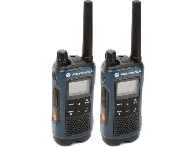 Motorola T460 Two-Way Radio - 56KM Active Model Rechargeable, Dark Blue ...