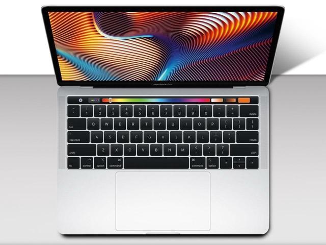 Refurbished: Apple 13.3" MacBook Pro with Touch Bar (Mid 2019, Silver) 2.8 GHz Core i7 (I7-8569U ...