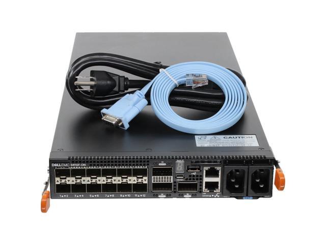 Refurbished: Dell S4112F-ON 12P SFP+ 3P QSFP28 PSU-I/O OS10 Switch ...