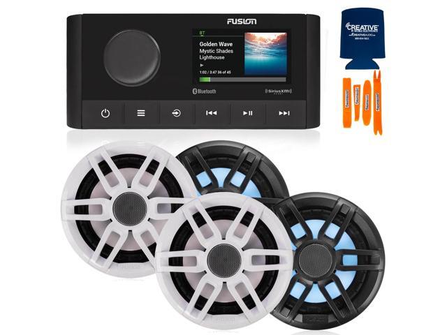 Fusion MS-RA210 Marine AM/FM/BT/NEMA2000/Sirius XM Ready Stereo with 2 ...