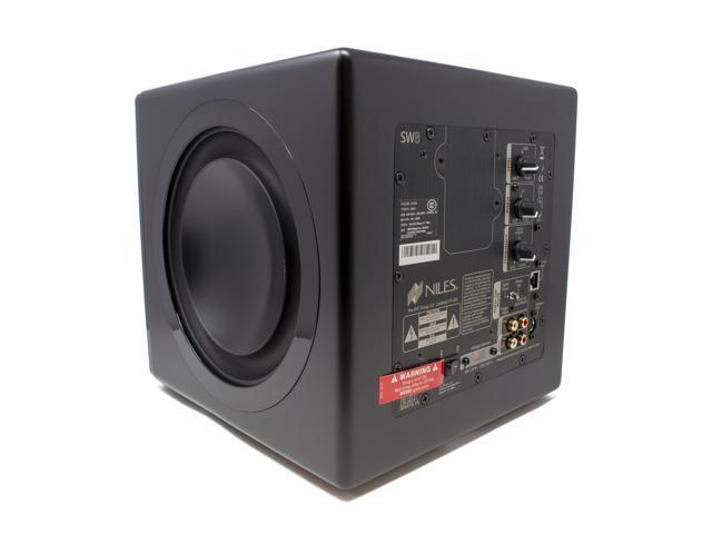 Niles SW8 8" Compact Powered Home Theater Subwoofer With Dual Passive ...