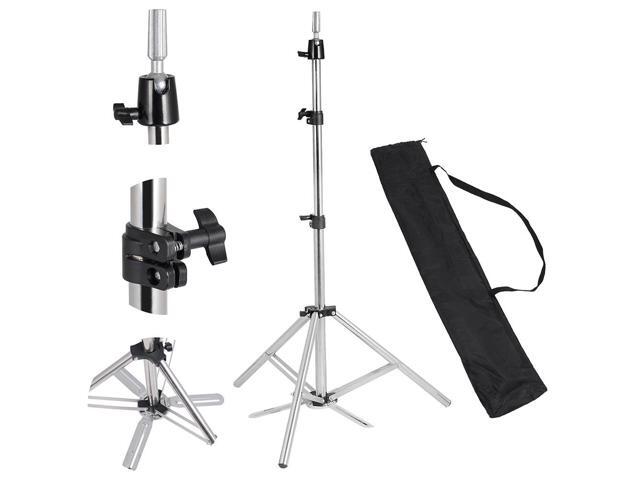 Hair Salon Adjustable Tripod Stand Cosmetology Mannequin Training Head ...