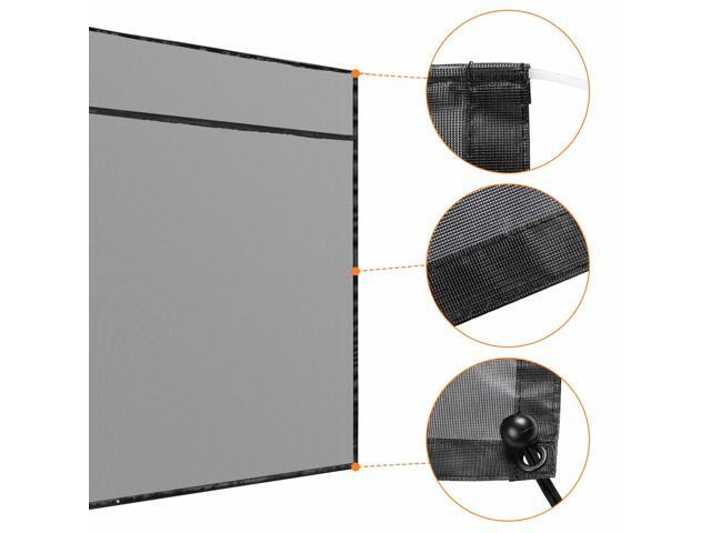6x10' RV Awning Sun Shade Screen Mesh UV Blocker RV Awning Shade Patio ...