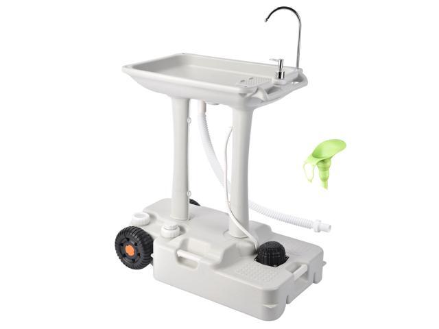 Yescom 30L Portable Handwash Stand Oversize HDPE Camping Sink Water ...