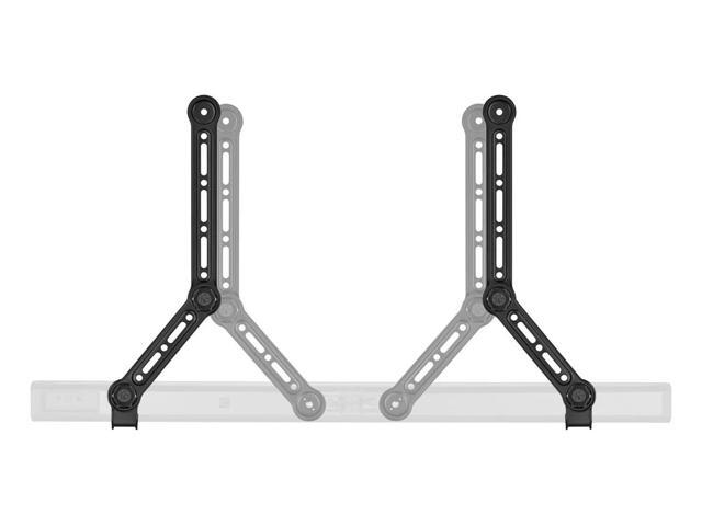Monoprice Soundbar Mount with L-Shaped Brackets Fits Most of Sound Bars ...