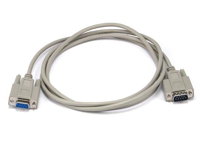Monoprice 6ft DB9 (DE9) M/F Molded Cable - Newegg.com